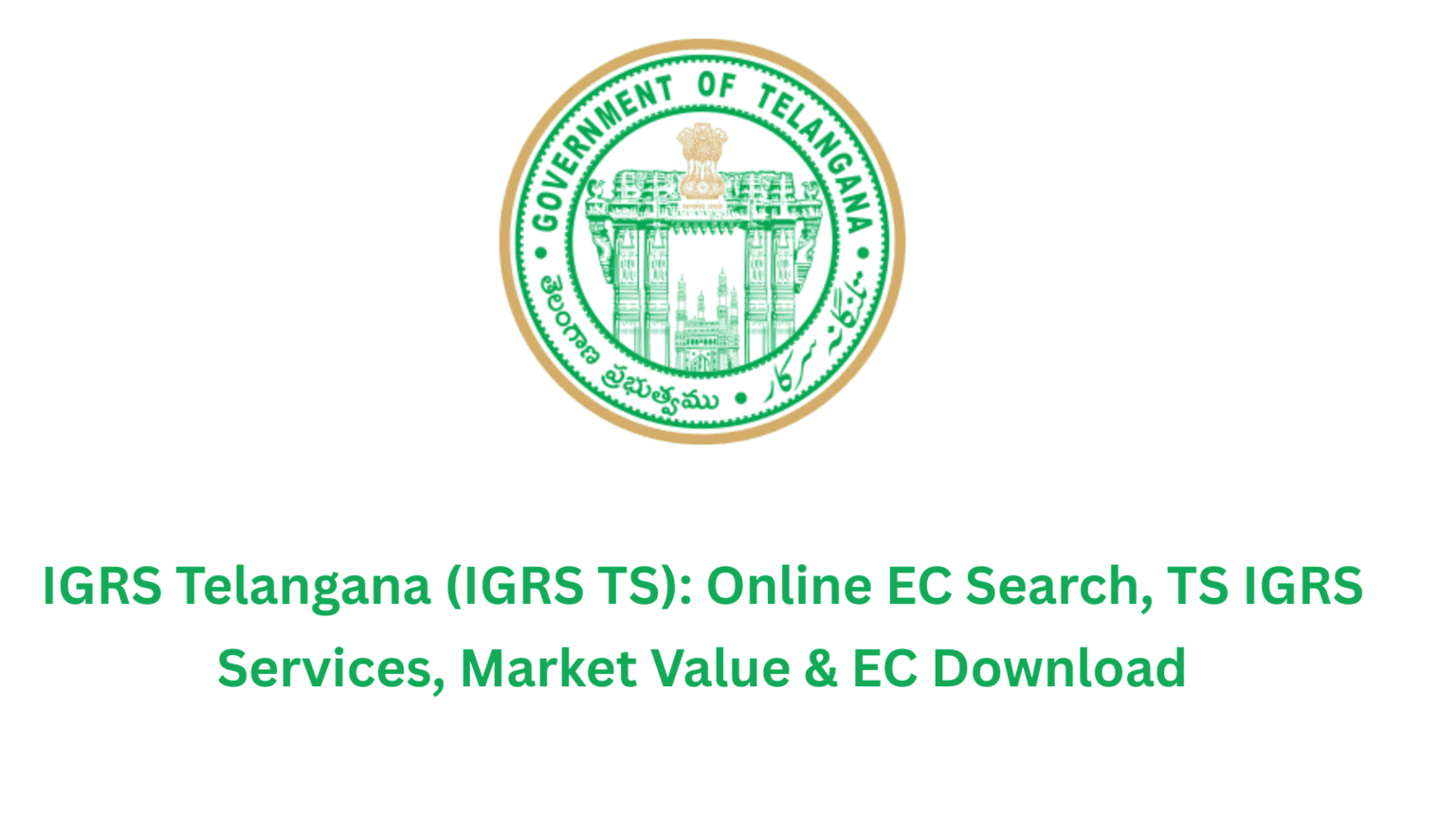 IGRS Telangana EC Online – Apply, Track & Download
