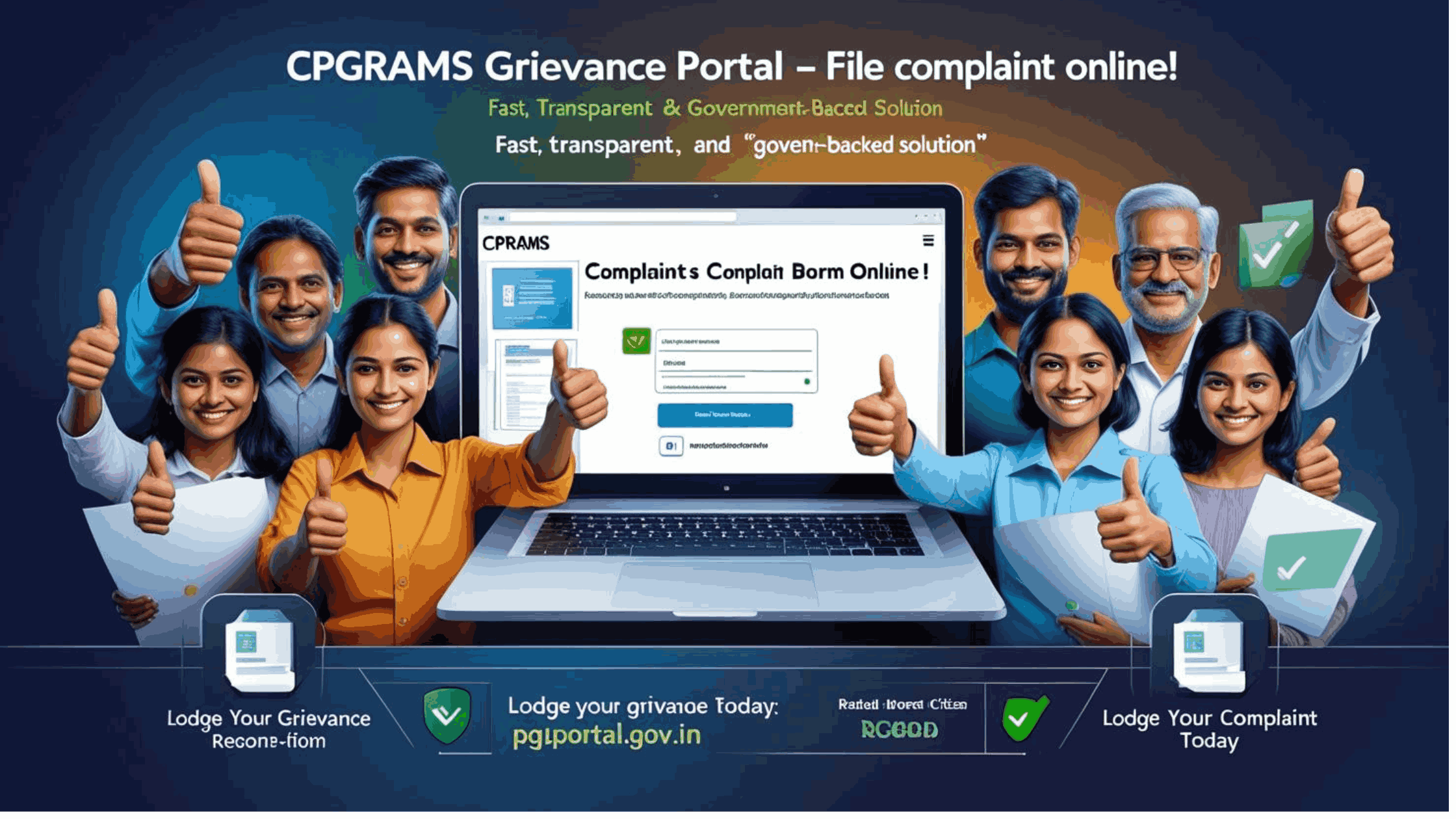 CPGRAMS Grievance Portal 2025