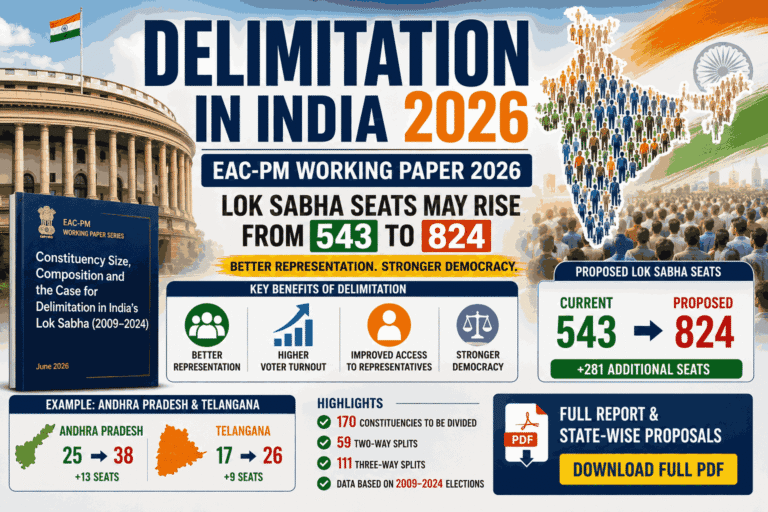 Delimitation In India 2026: Lok Sabha Seats May Rise